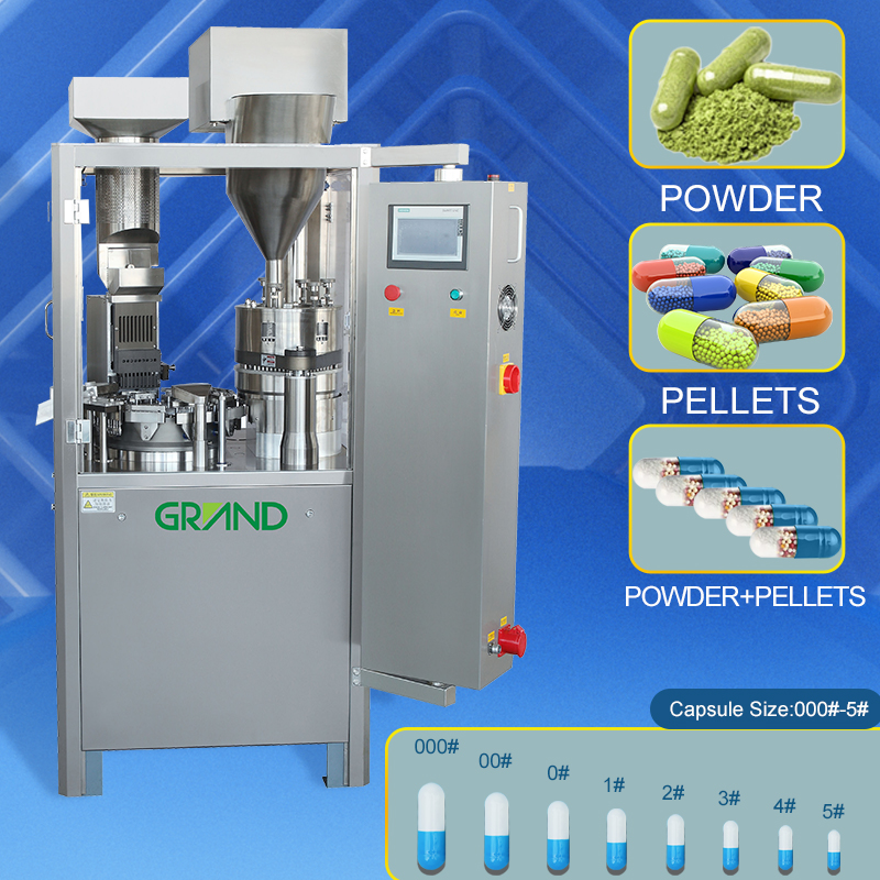 NJP-1200 Automatic Capsule Filling Machine 00 size 000-5 pill powder ...